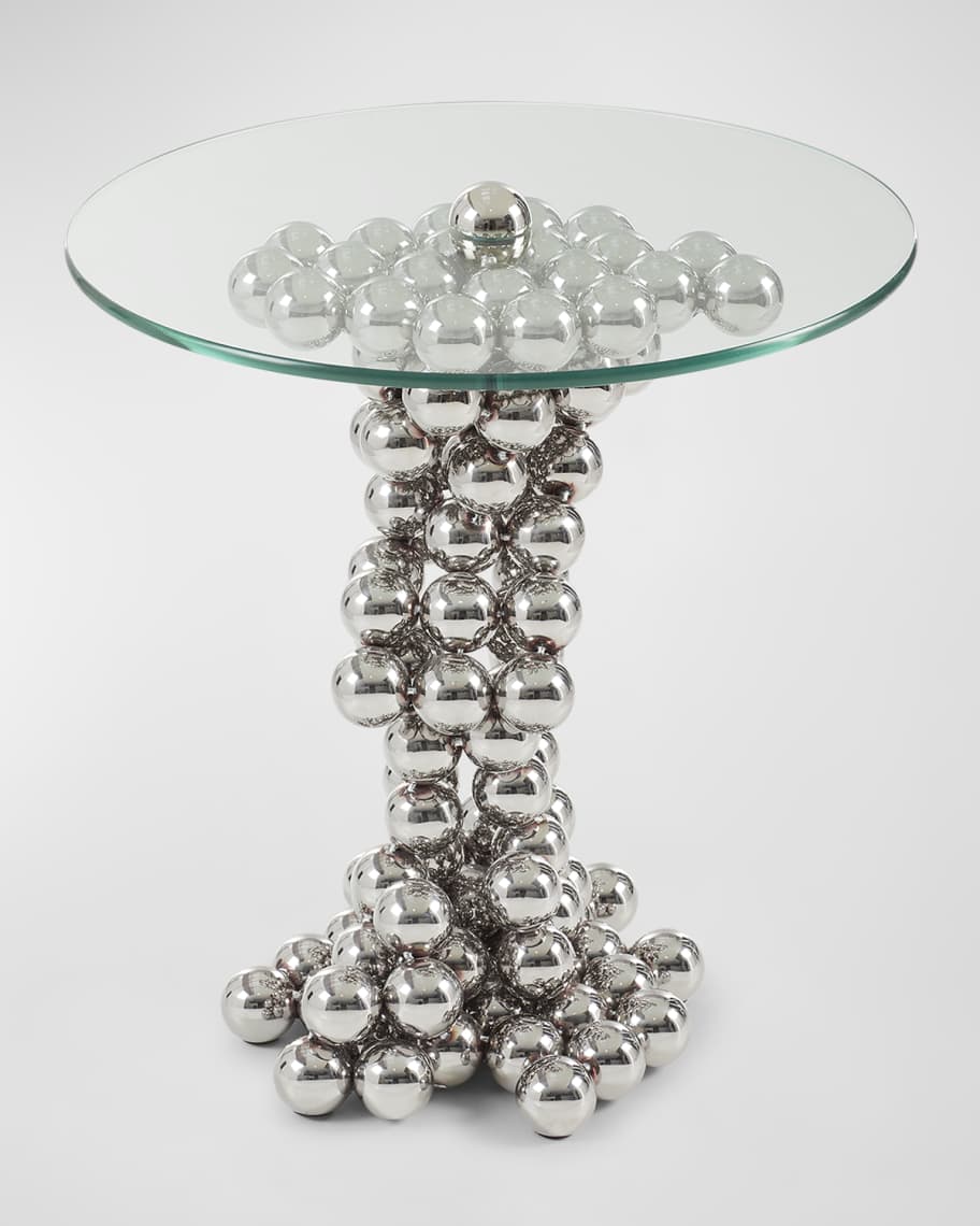 Global Views Raquel Sphere Side Table | Horchow