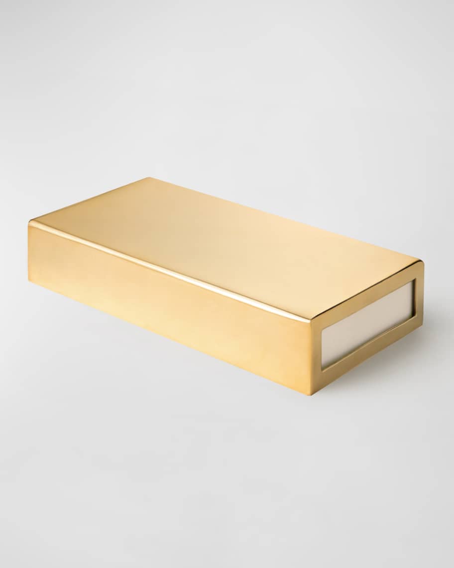 AERIN Oversized Gold Matchbox | Horchow
