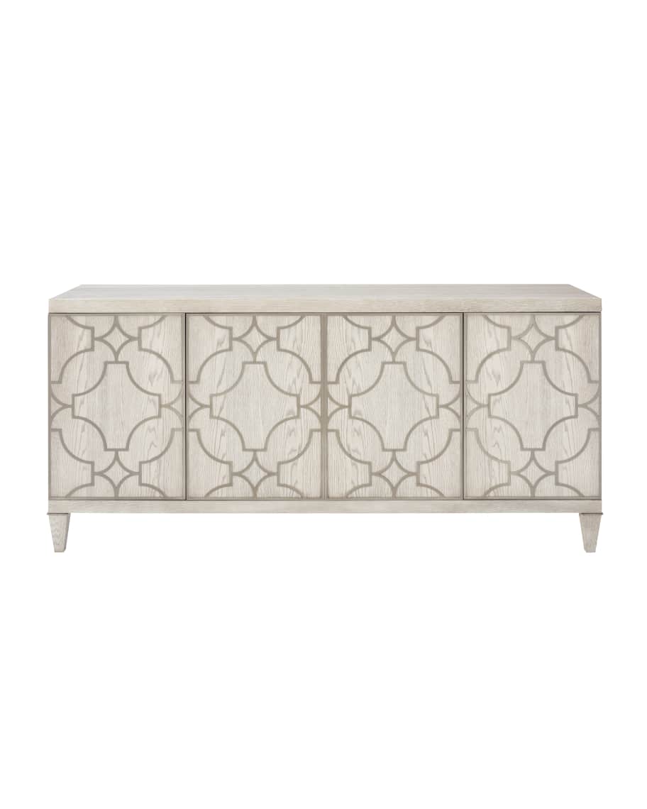 Bernhardt Damonica Metal Overlay Entertainment Console
