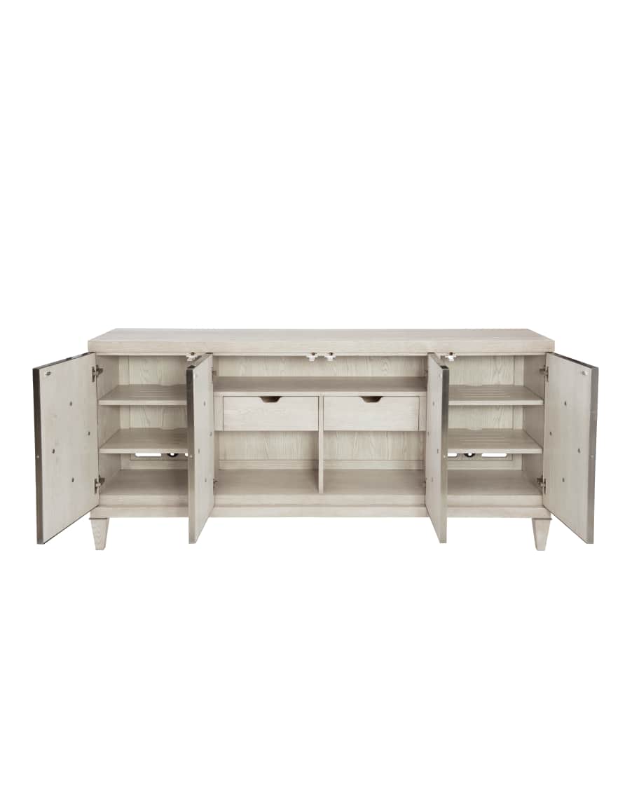 Bernhardt Damonica Metal Overlay Entertainment Console