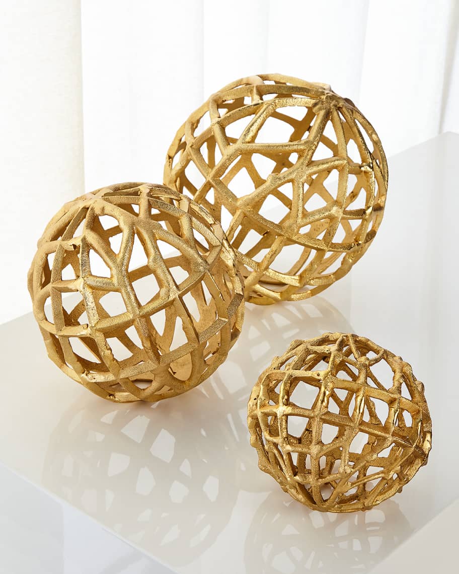 John-Richard Collection Rope Balls, Set of 3