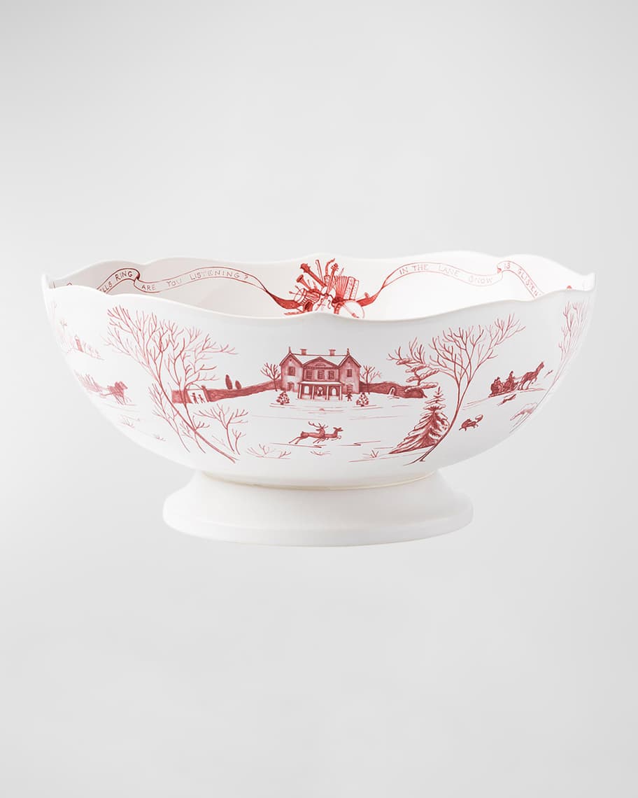 Juliska Country Estate Winter Frolic Ruby 13 Centerpiece Bowl | Horchow