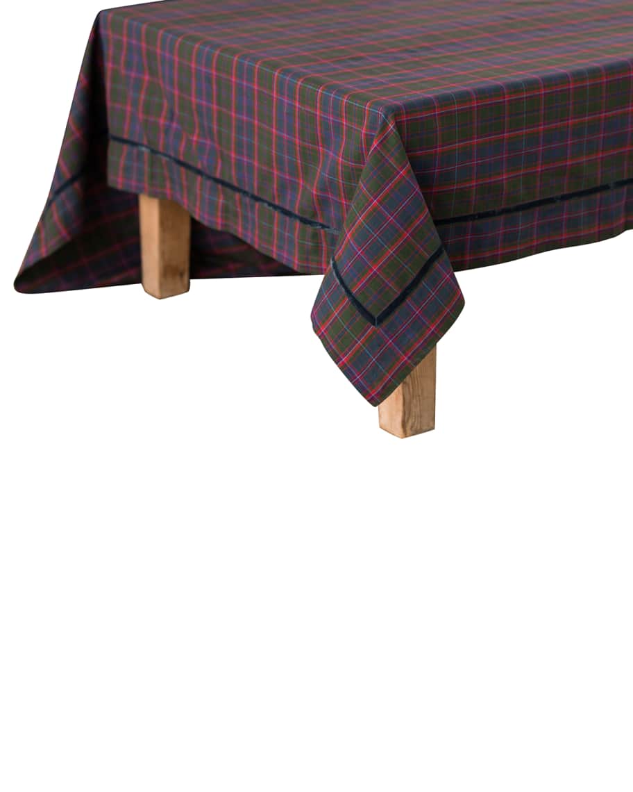Juliska Chalet Tartan Tablecloth, 70" x 108" | Horchow