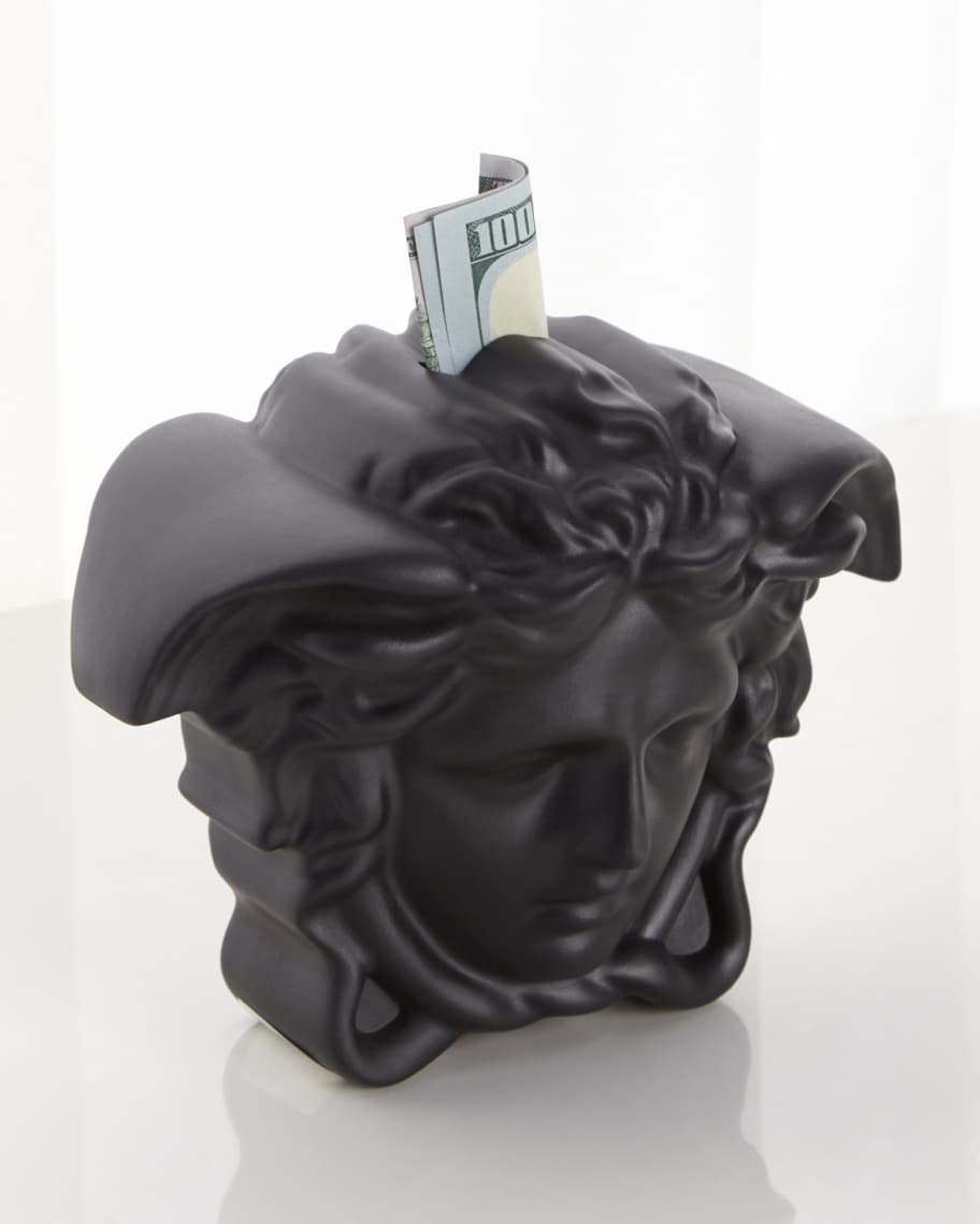 Versace Break The Bank Money Box, Black | Horchow