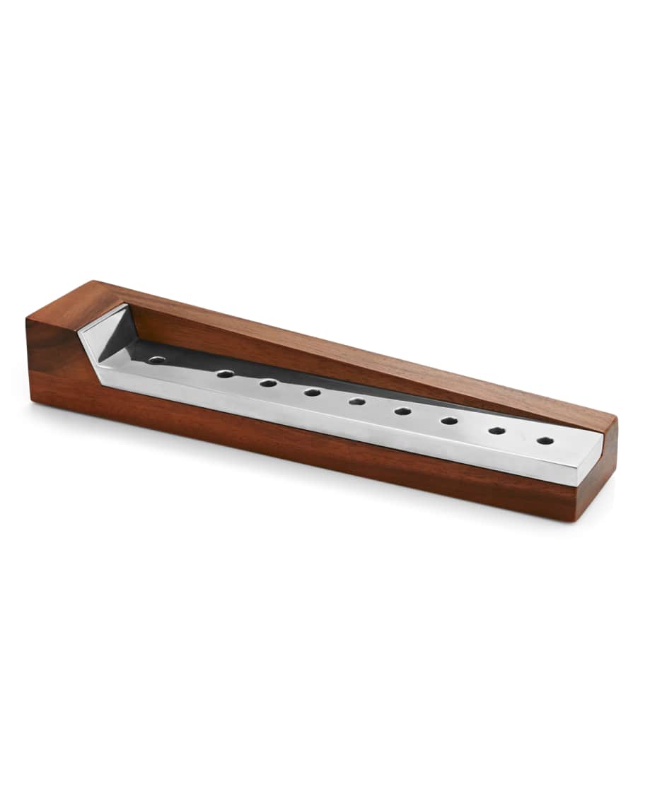 Nambe Judaica Geo Menorah | Horchow