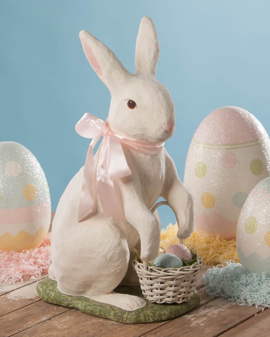 Bethany Lowe Easter Egg Hunt Bunny | Horchow