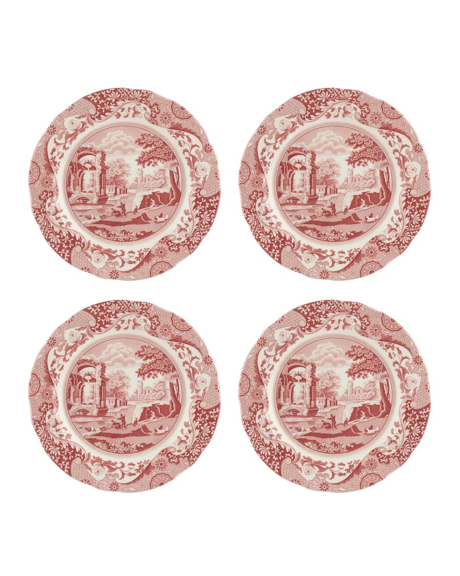 Spode Cranberry Italian Dinner Plates, Set of 4 | Horchow
