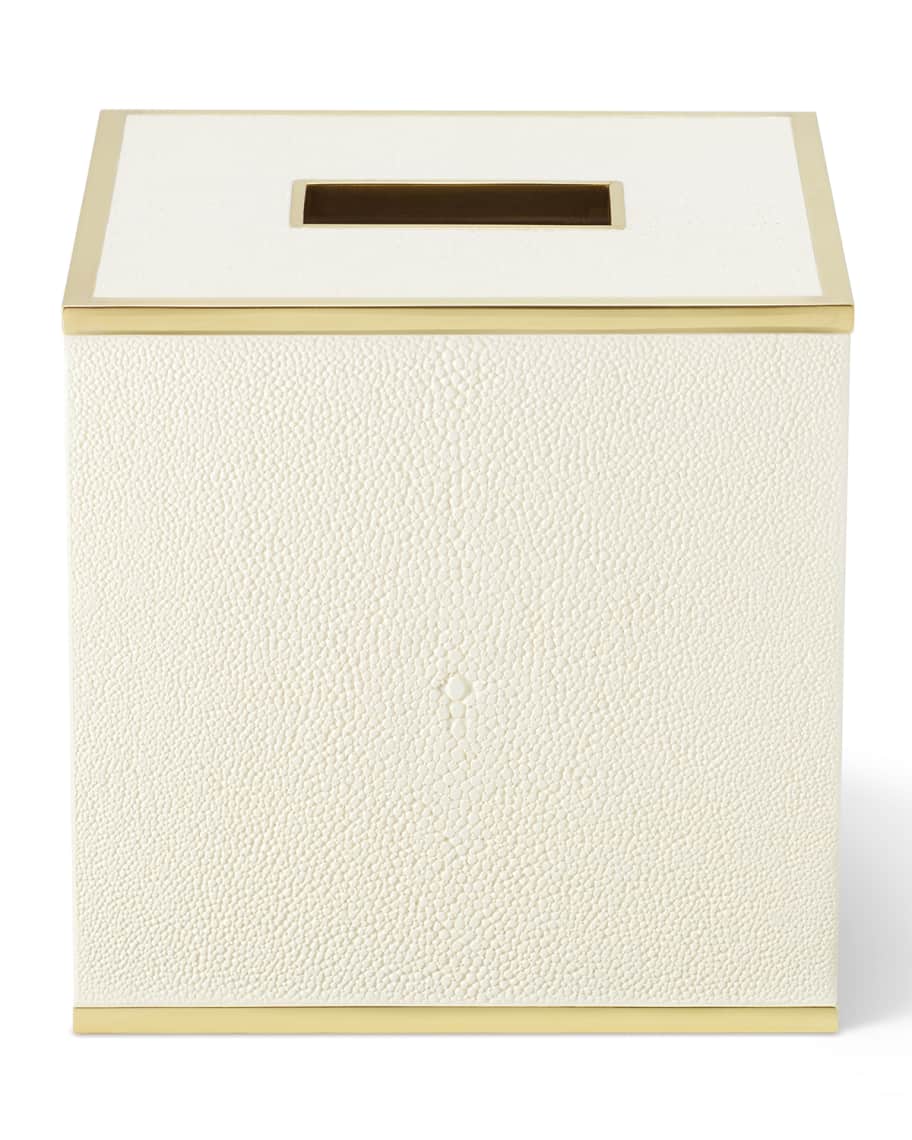 AERIN Classic Faux Shagreen Tissue Box Holder | Horchow
