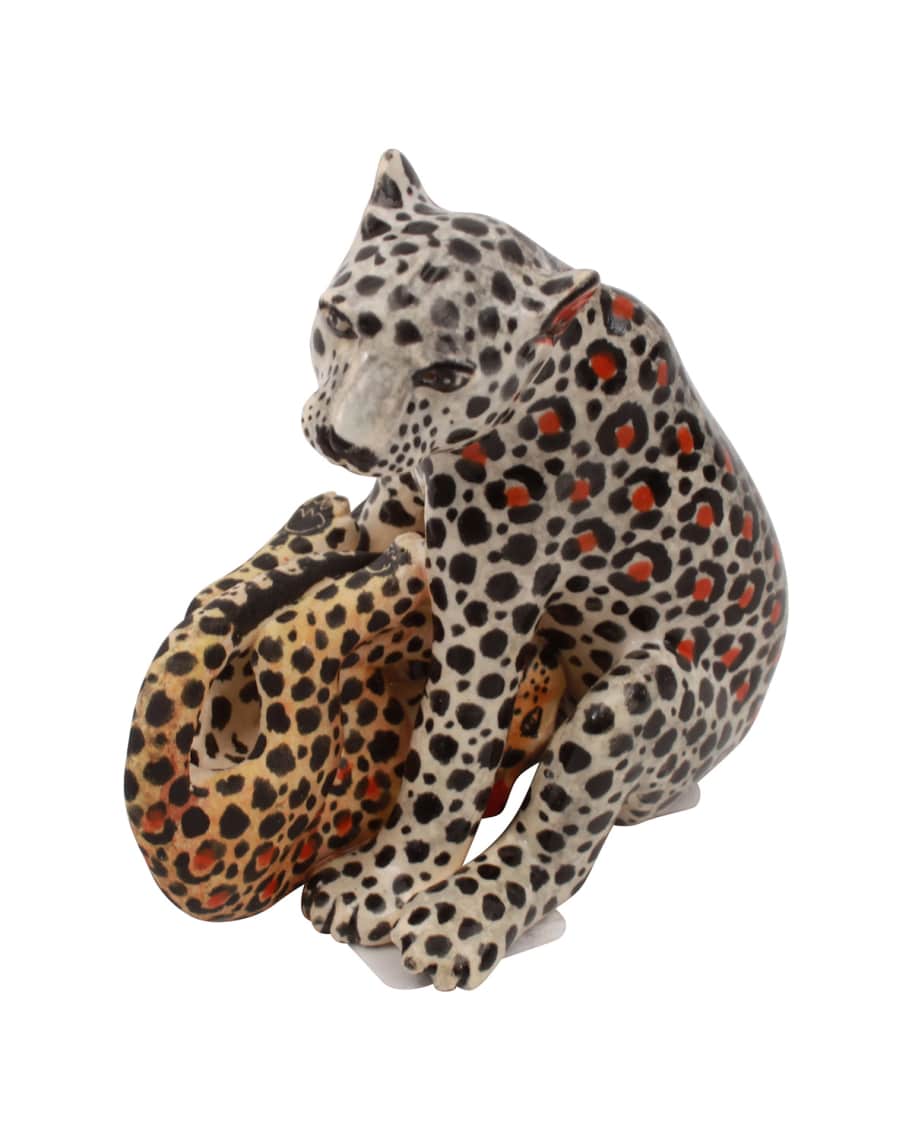 Ardmore Ceramic Art Leopard Sculpture | Horchow