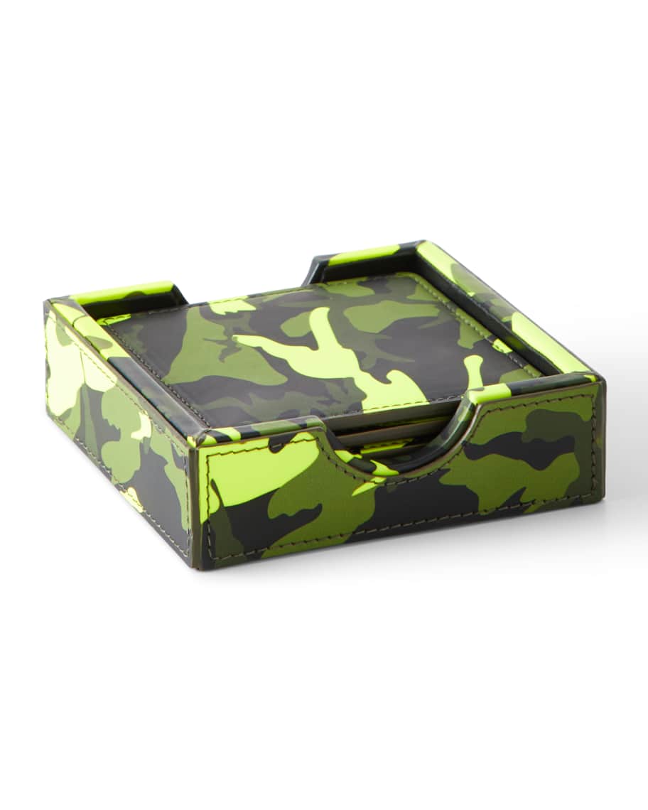 Graphic Image Camo Square Coasters | Horchow
