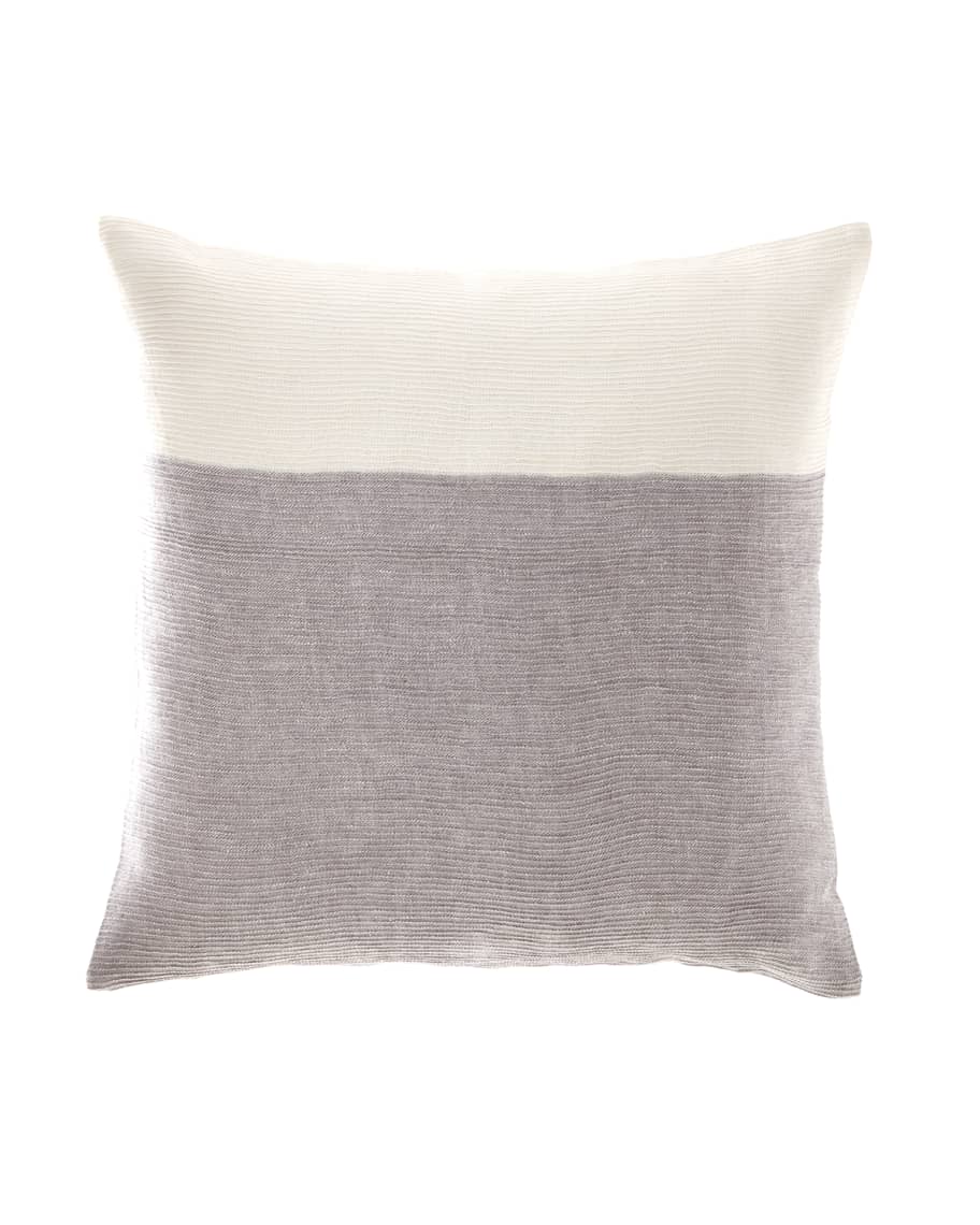Callisto Home Pleated Linen Pillow | Horchow