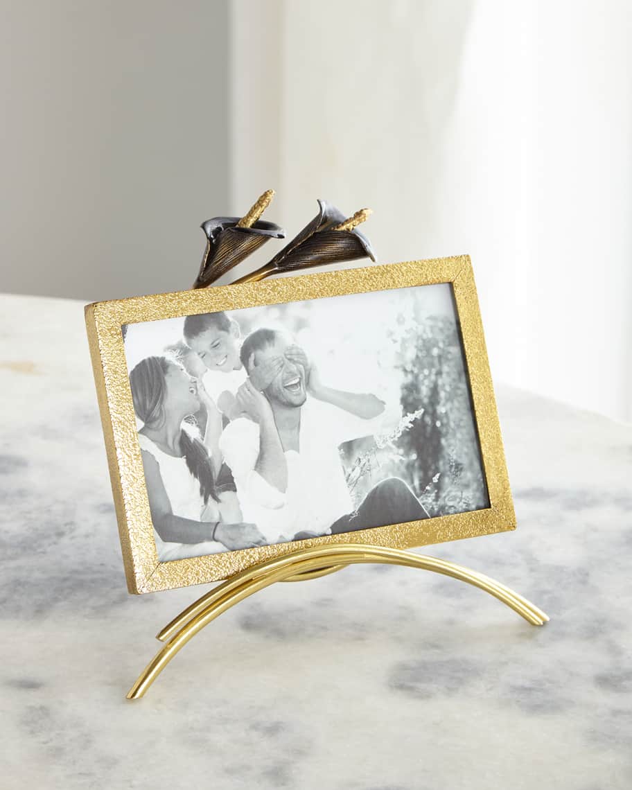 Michael Aram Calla Lily Midnight Easel Frame | Horchow