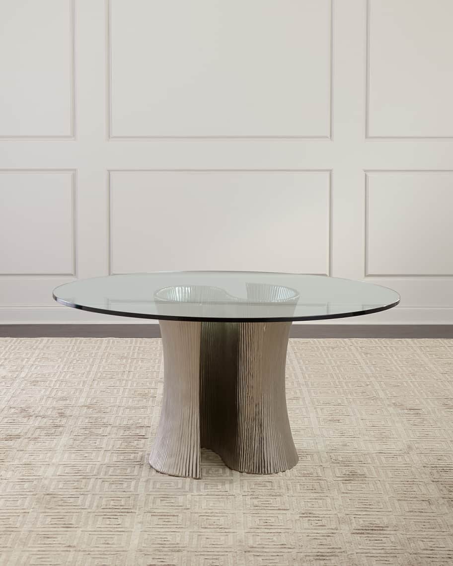 Bernhardt Interiors Serpentine Round Dining Table 60" | Horchow