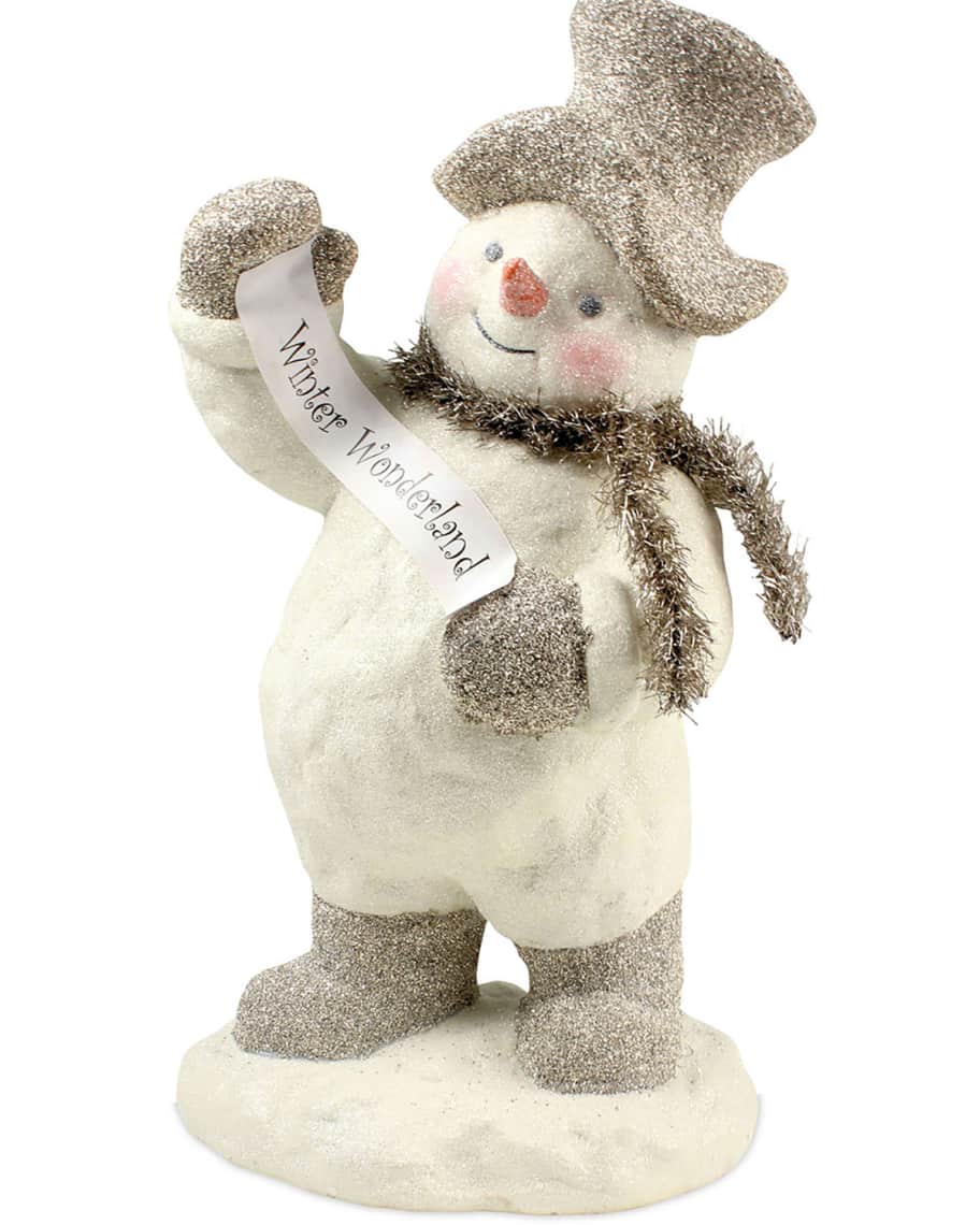 BETHANY LOWE DESIGNS Winter Wonderland Snowman with Banner | Horchow