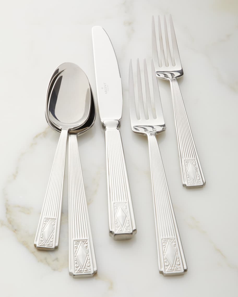 Hampton Forge 20-Piece Cabriole Flatware Set | Horchow