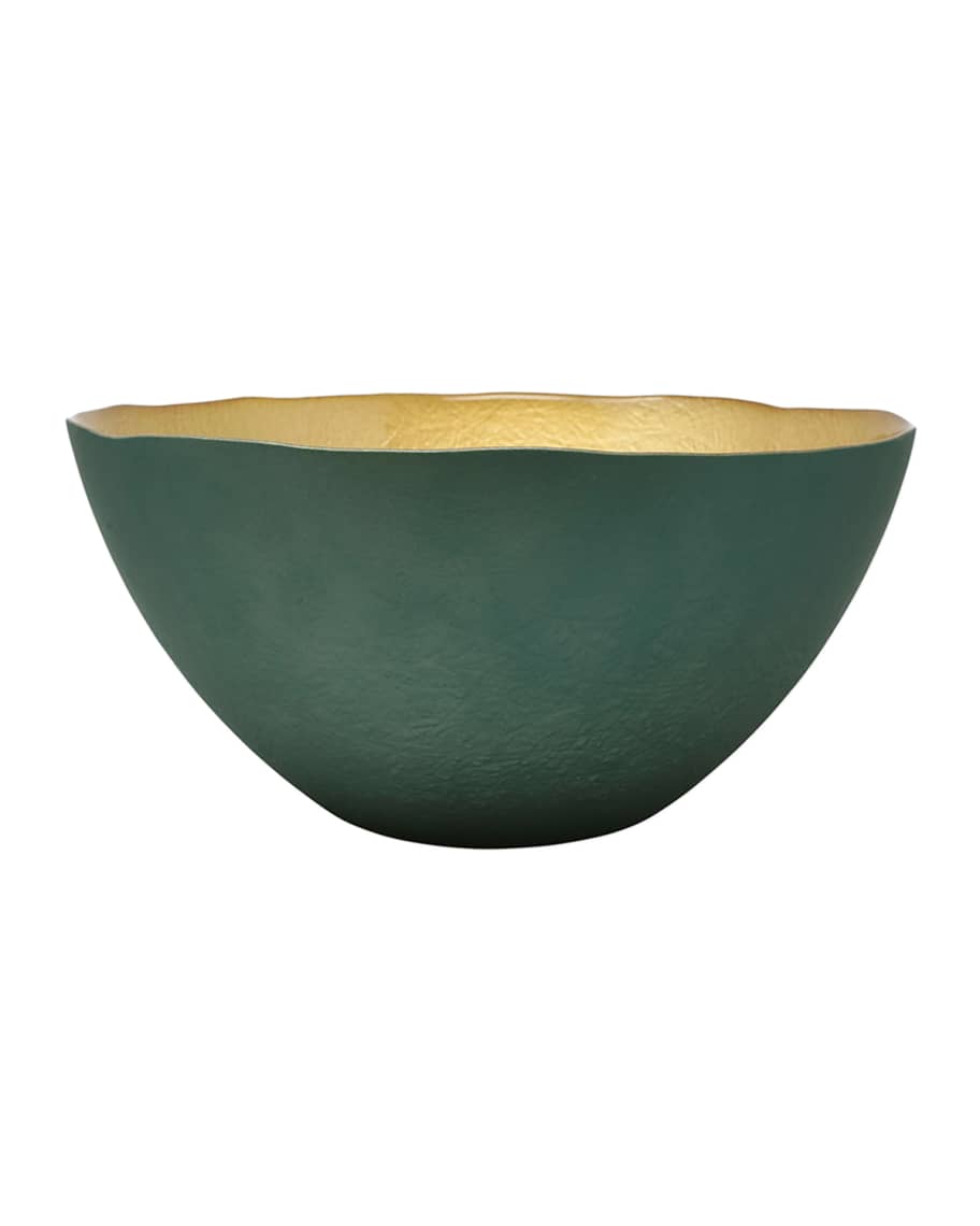 Vietri Two-Tone Glass Large Deep Bowl | Horchow