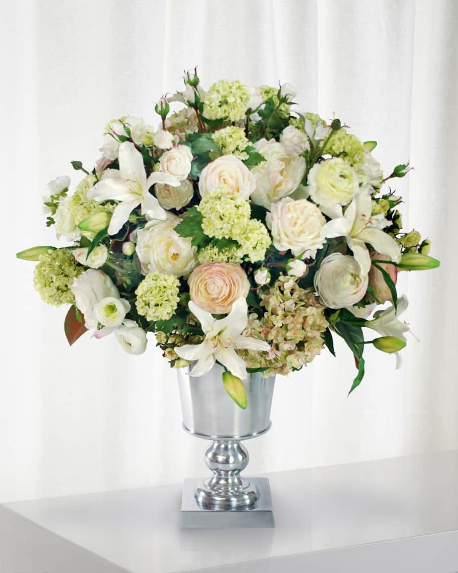 Winward Home Lily Rose & Peony in Urn Vase | Horchow