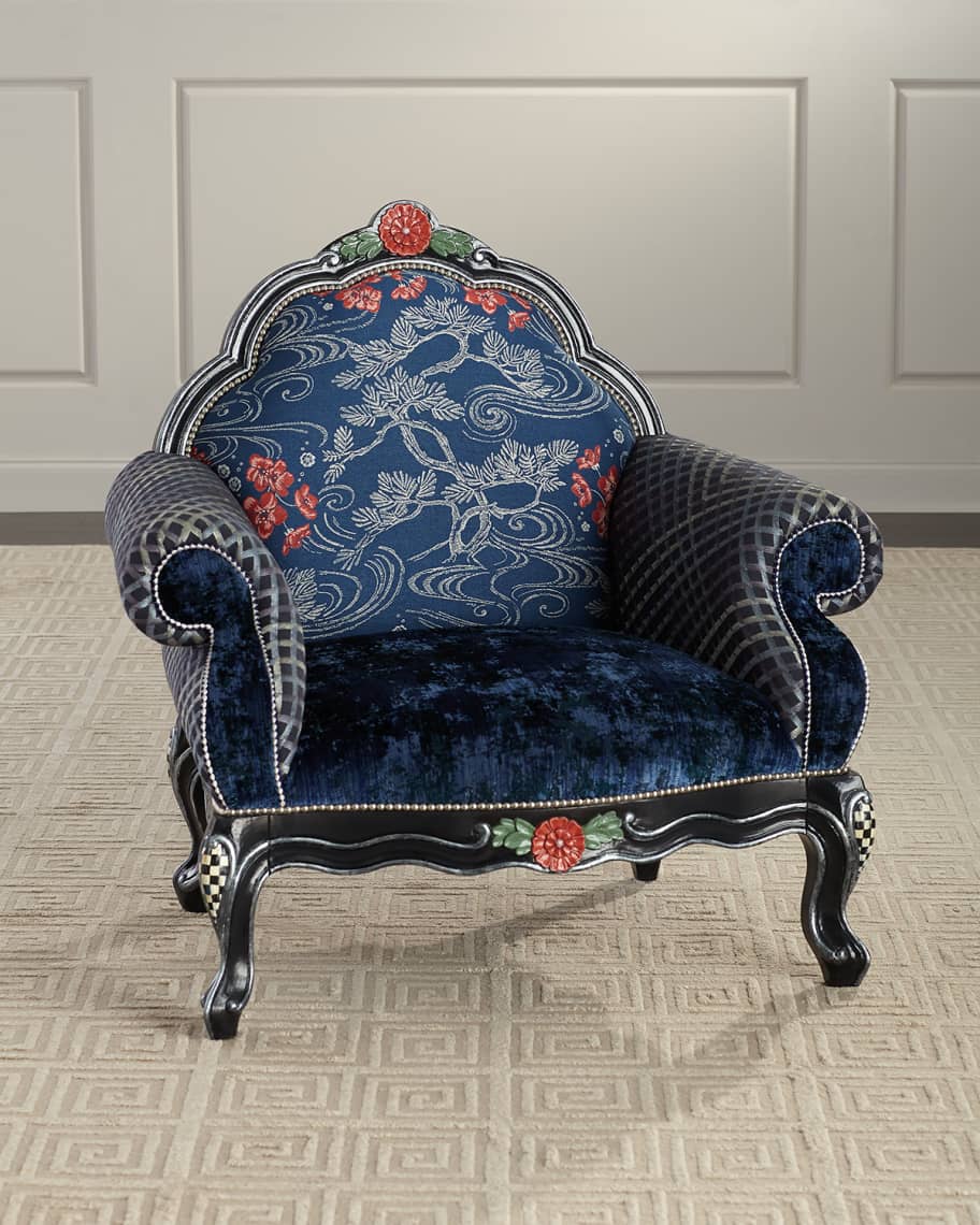 MacKenzie-Childs Bluetopia Chair | Horchow