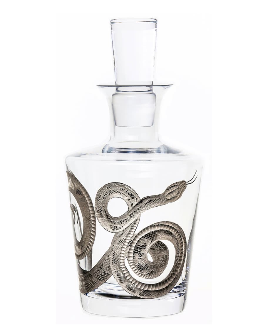 Artel Gilded Snake Decanter | Horchow