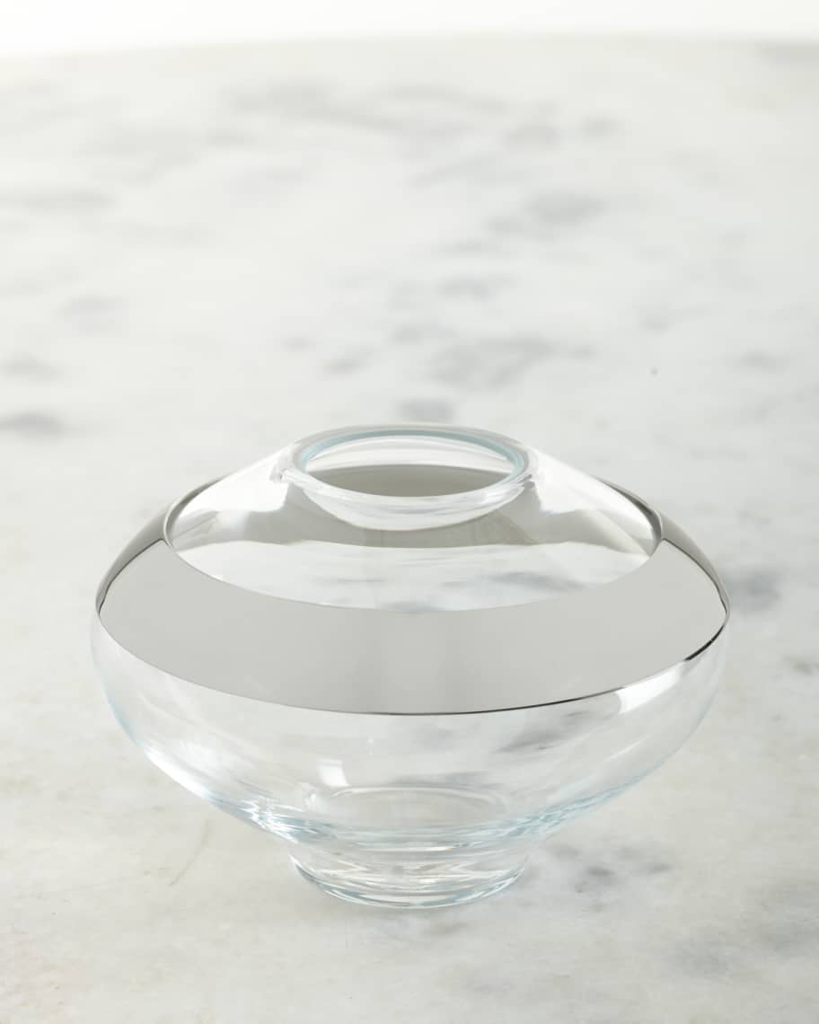 Georg Jensen Duo Round Glass Vase - Small | Horchow