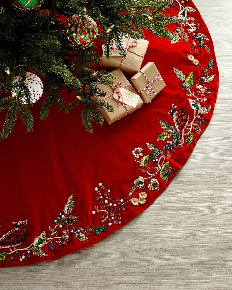 Exclusive Cardinal Classic Tree Skirt | Horchow