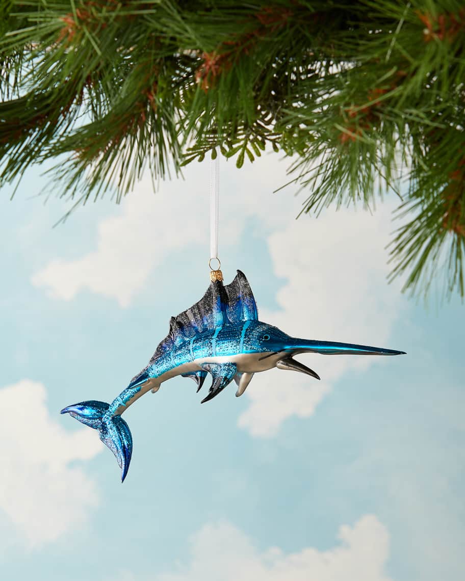 Exclusive Swordfish Christmas Ornament | Horchow