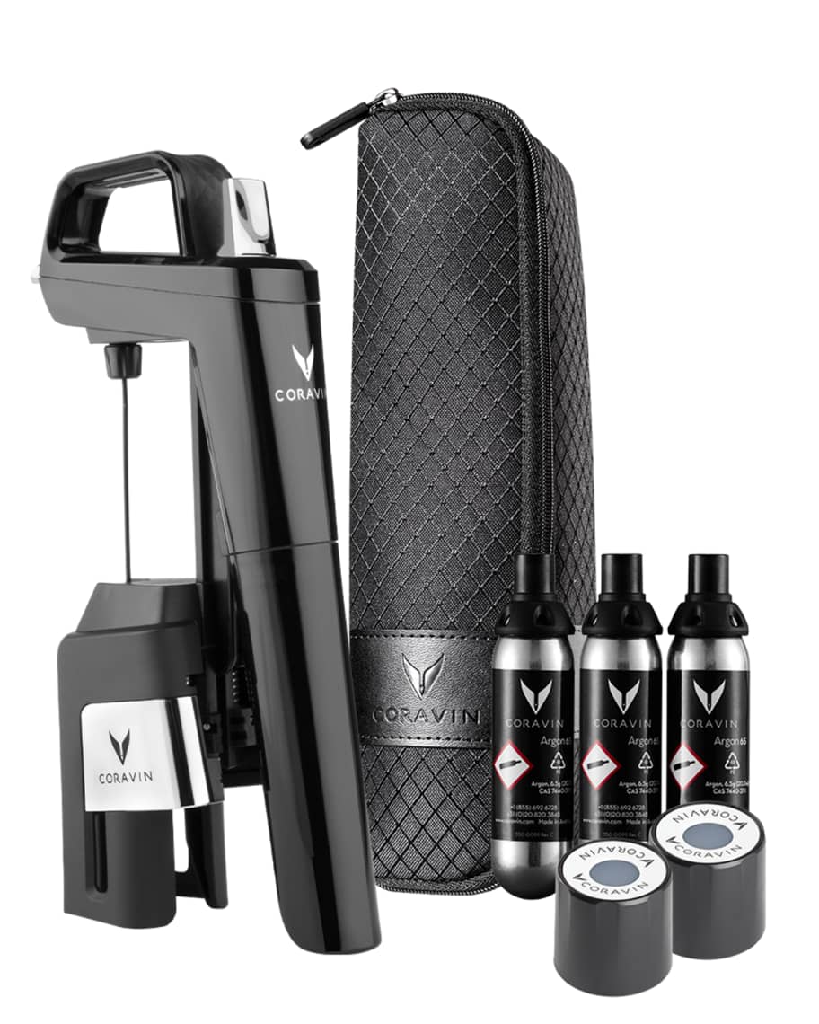 Coravin Six Wine Preservation System - Piano Black Model | Horchow