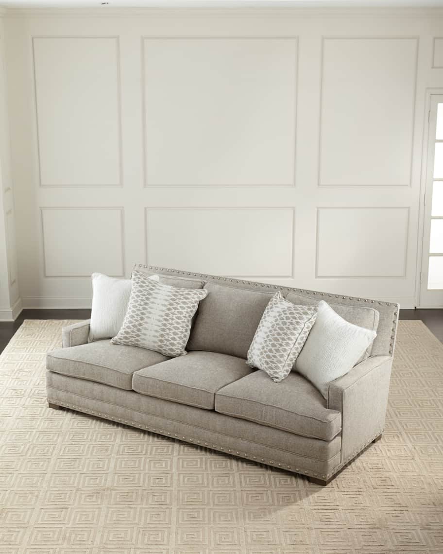 Haute House Leslie Mirrored Tufted Sofa
