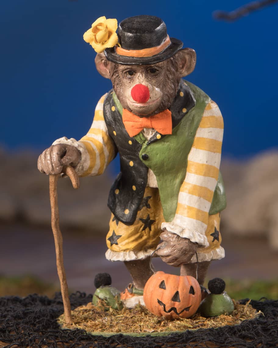 Bethany Lowe Clownin' Around Monkey | Horchow