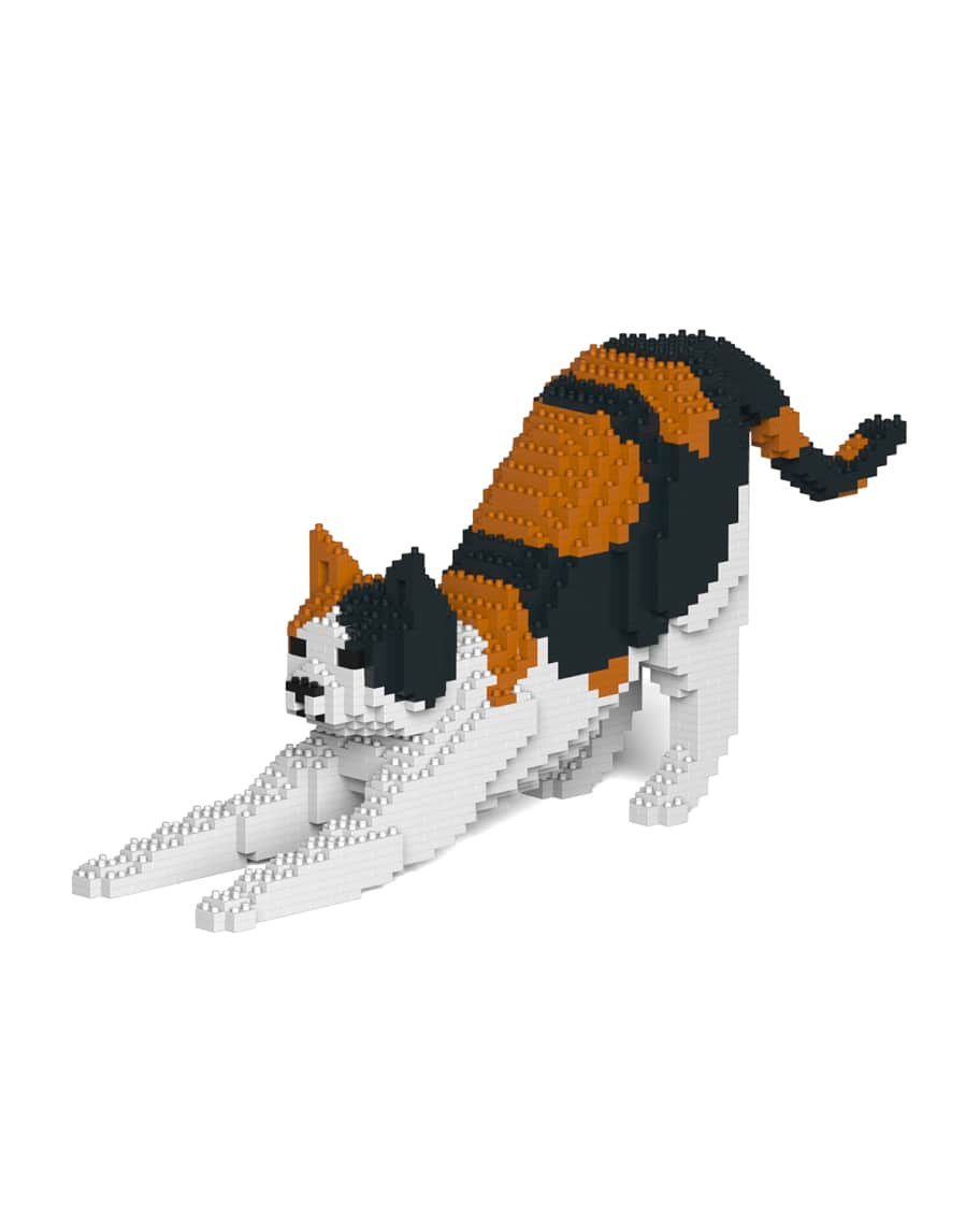 Jekca Plastic Bricks Orange Tabby | Horchow