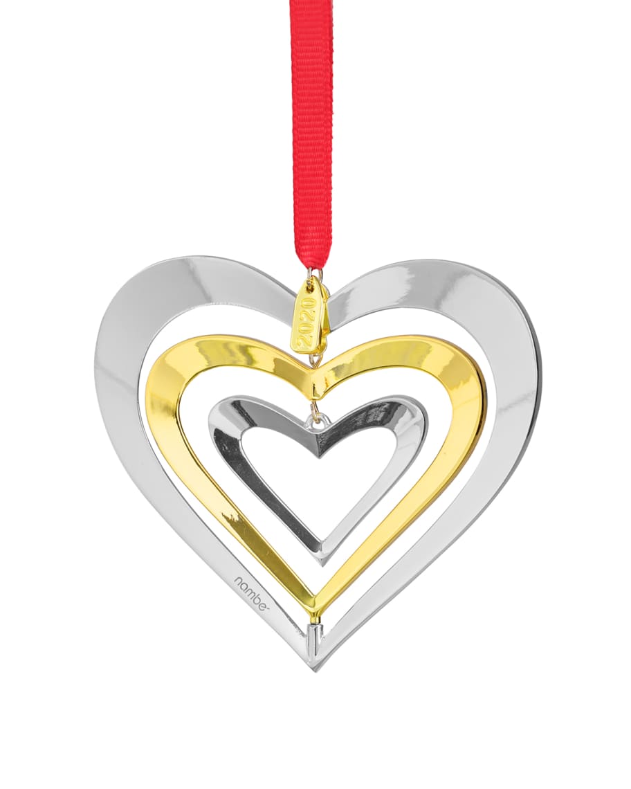 Nambe Annual 2020 Heart Ornament | Horchow