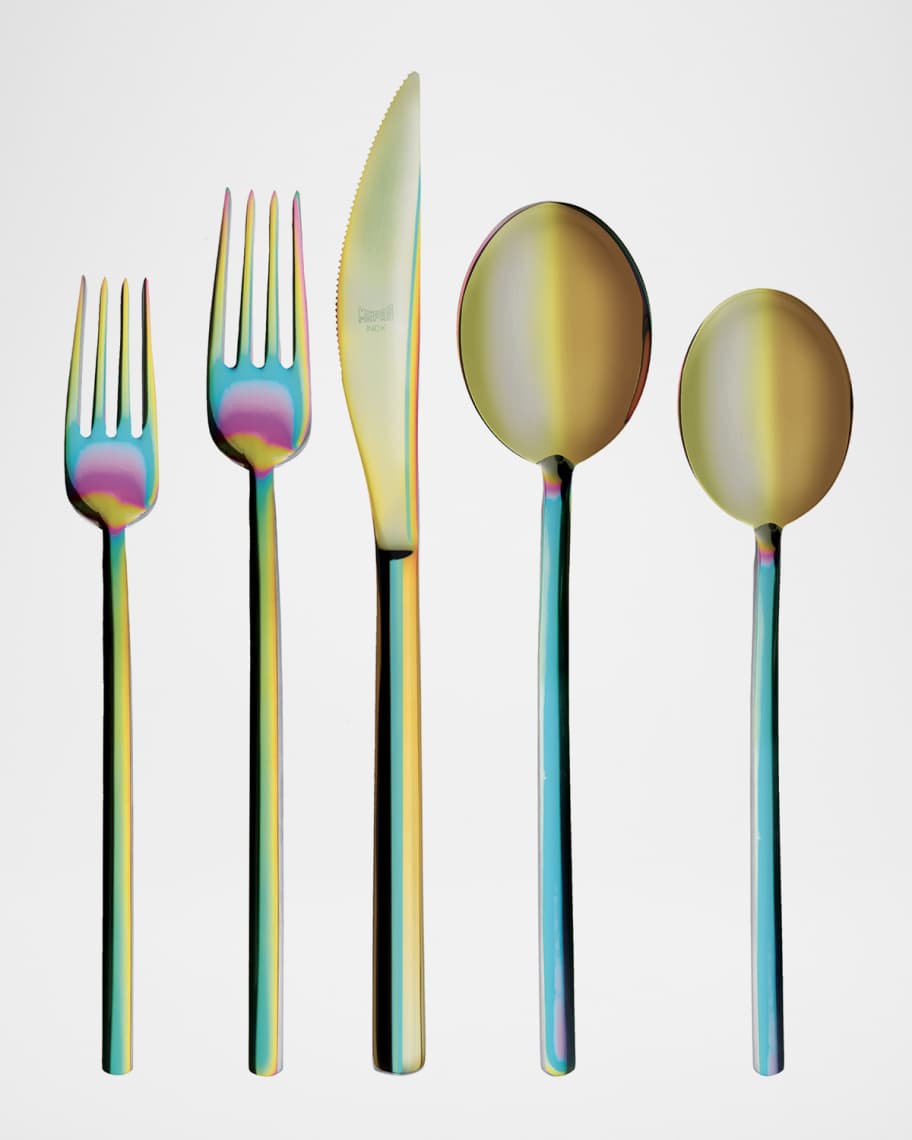 Mepra Due Ice Rainbow 5-Piece Flatware Set | Horchow