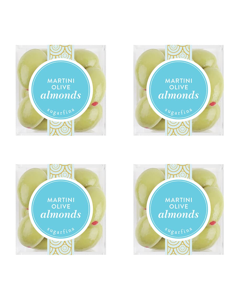 Sugarfina Martini Olive Almonds Small Cube 4-Piece Kit | Horchow