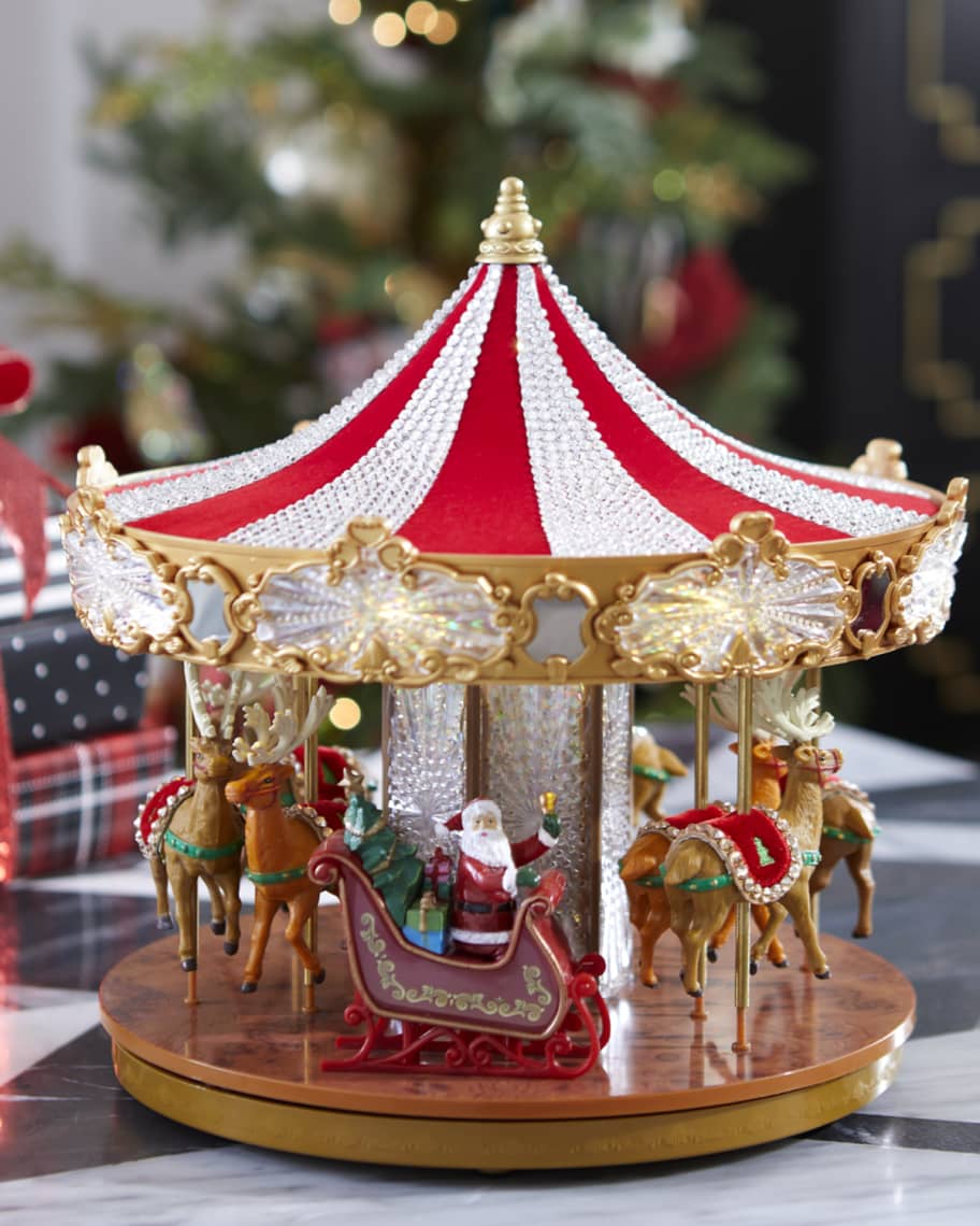 Neiman Marcus Swarovski Holiday Carousel | Horchow