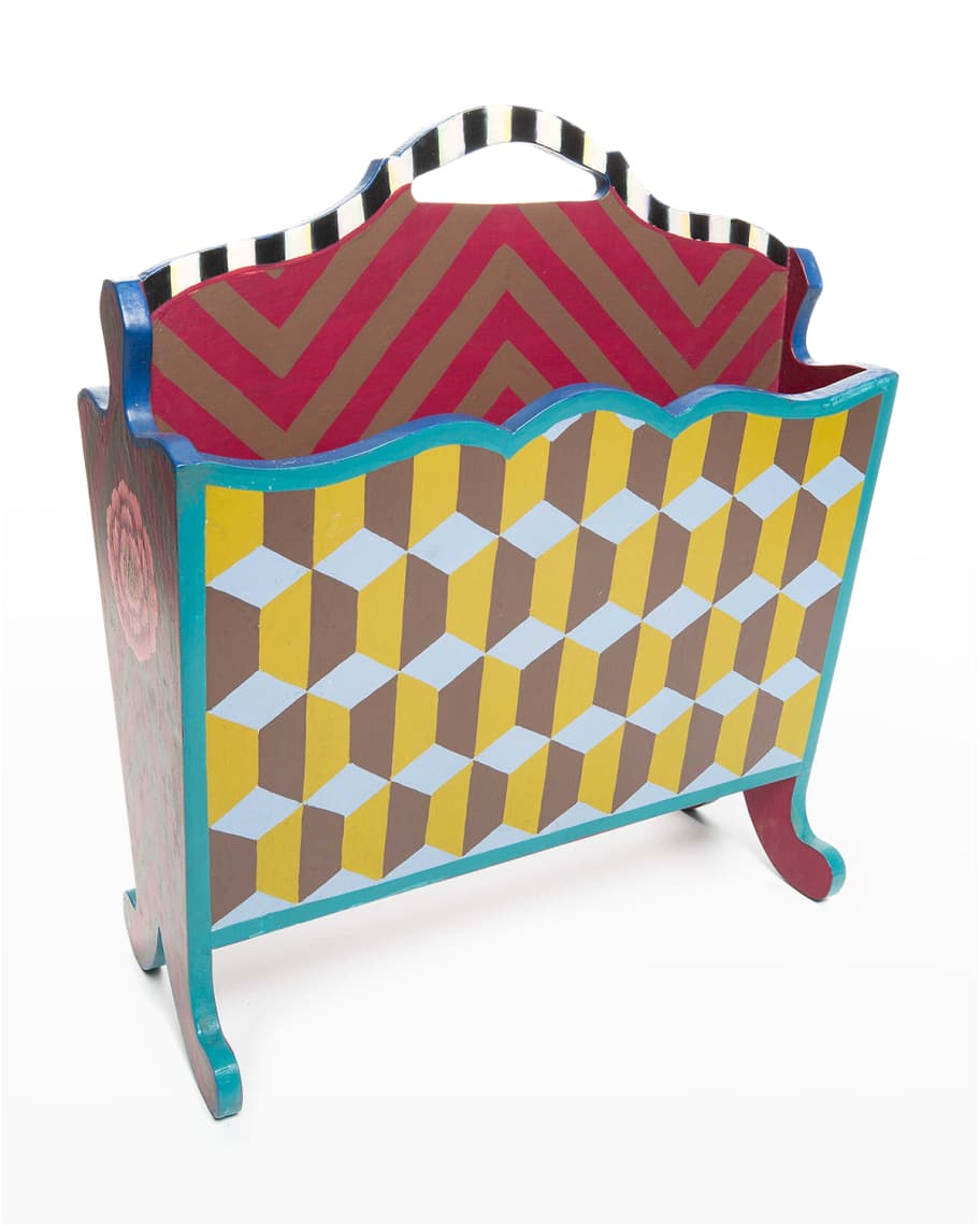 MacKenzie-Childs Modern Naturalist Magazine Holder | Horchow