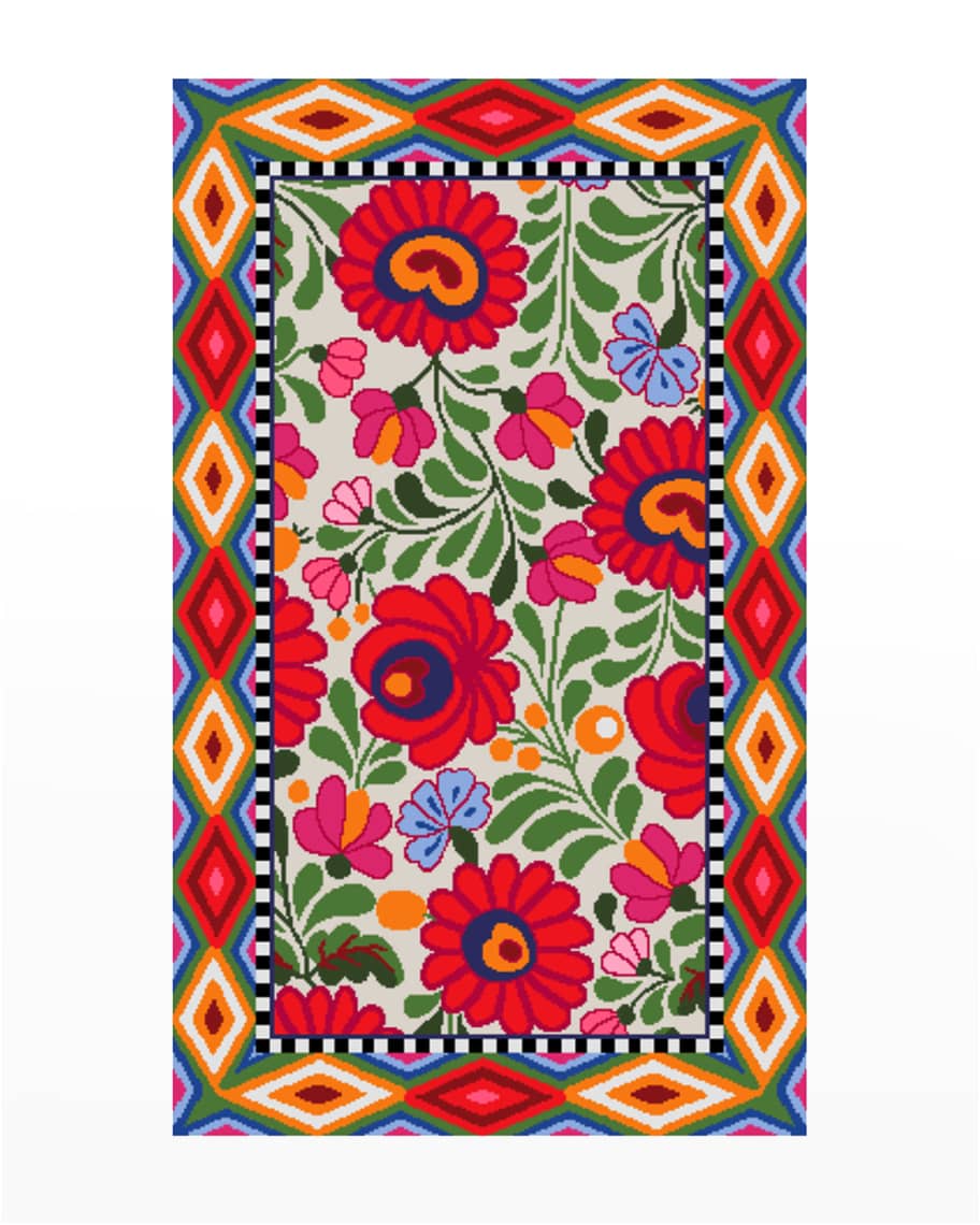 MacKenzie-Childs Caravan Rug, 2'3" x 3'9" | Horchow
