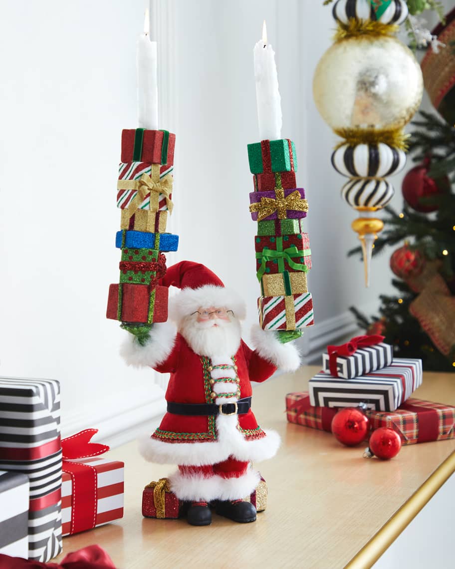 Katherine's Collection Santa Candle Holder | Horchow