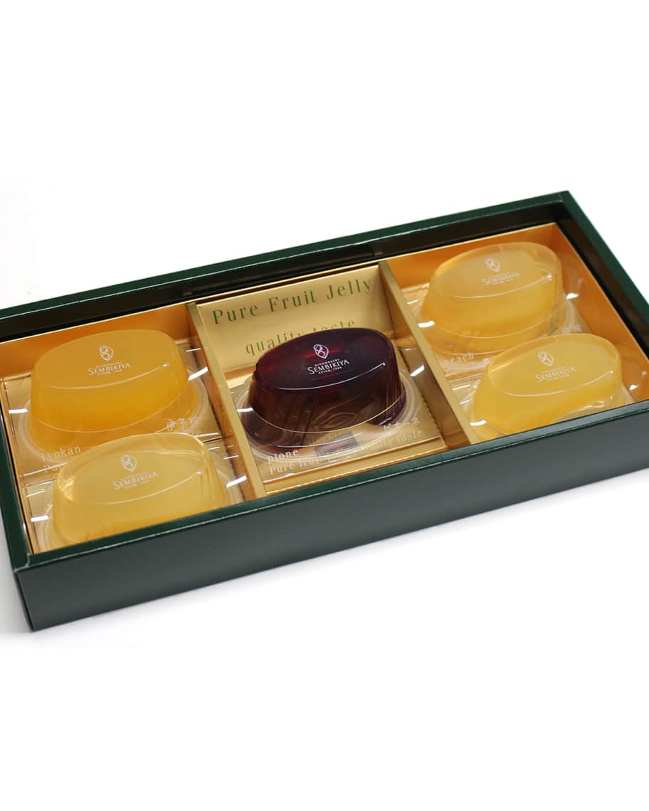 SEMBIKIYA SOHONTEN Sembikiya Pure Fruit Jelly Assortment Box (Peach ...