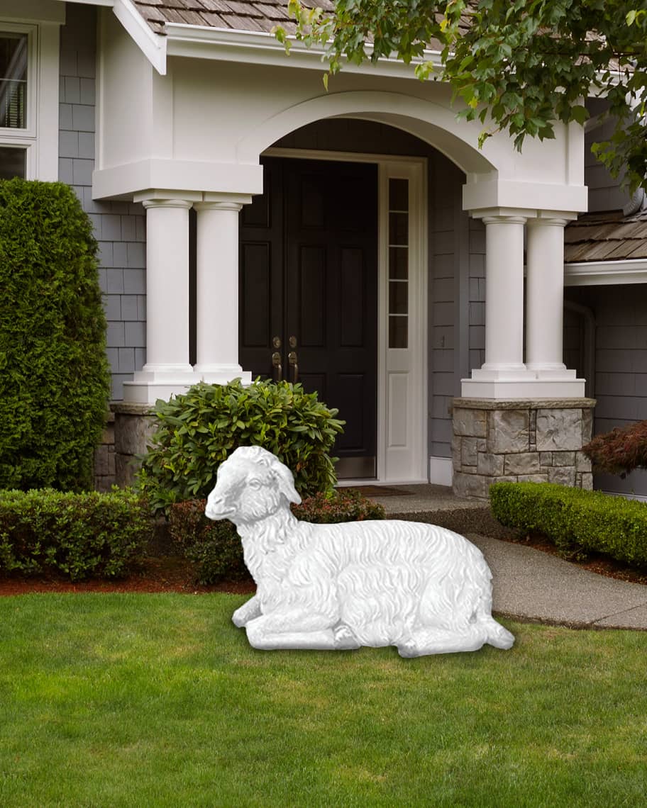 Barcana White Life Size Lamb | Horchow