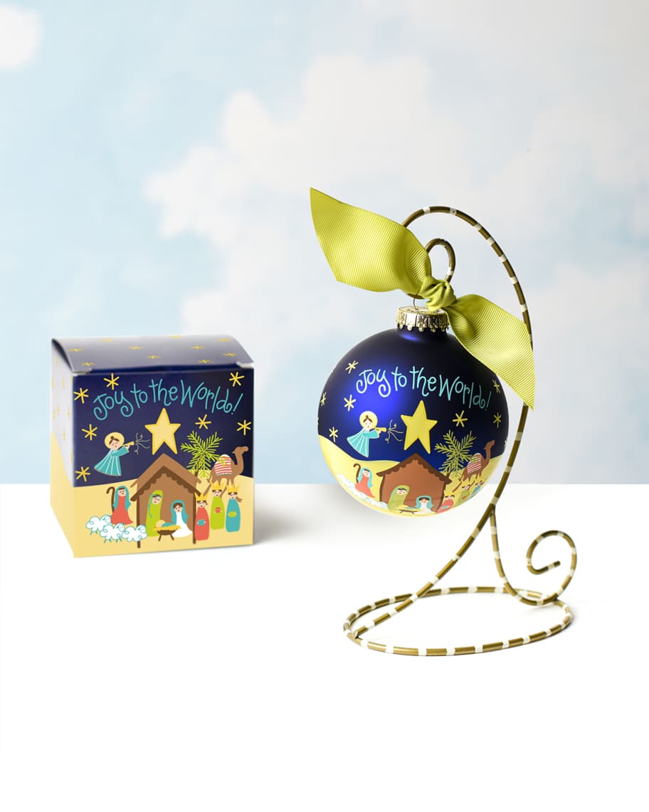 Coton Colors Joy To The World Nativity Ornament w/ Stand | Horchow