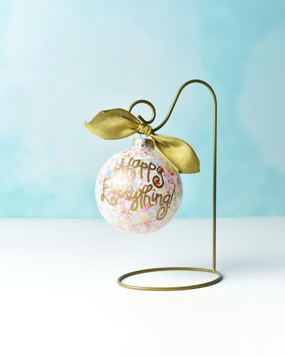 Happy Everything! By Laura Johnson Happy Everything! Ornament w/ Gold ...