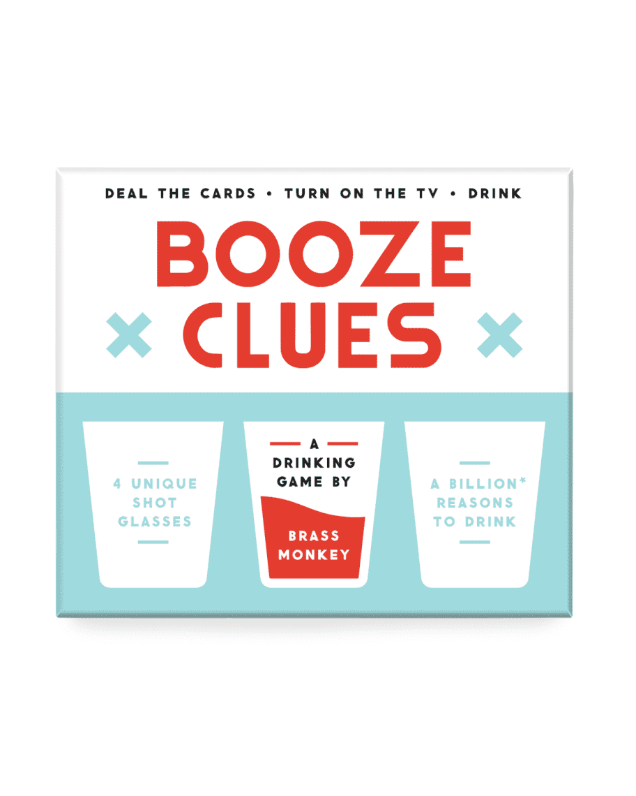 Brass Monkey Booze Clues TV Drinking Game | Horchow