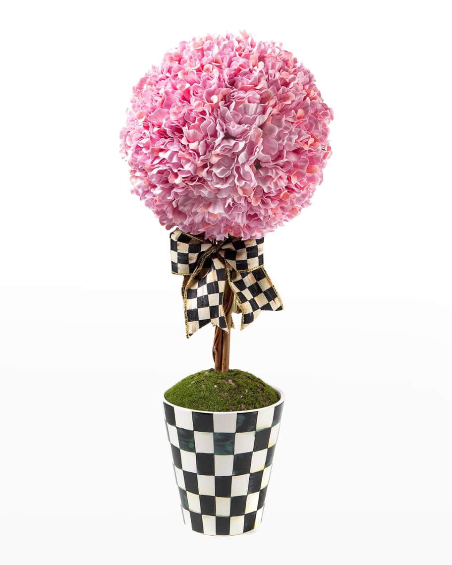 MacKenzie-Childs Florabunda Topiary Drop In Pink - Large | Horchow