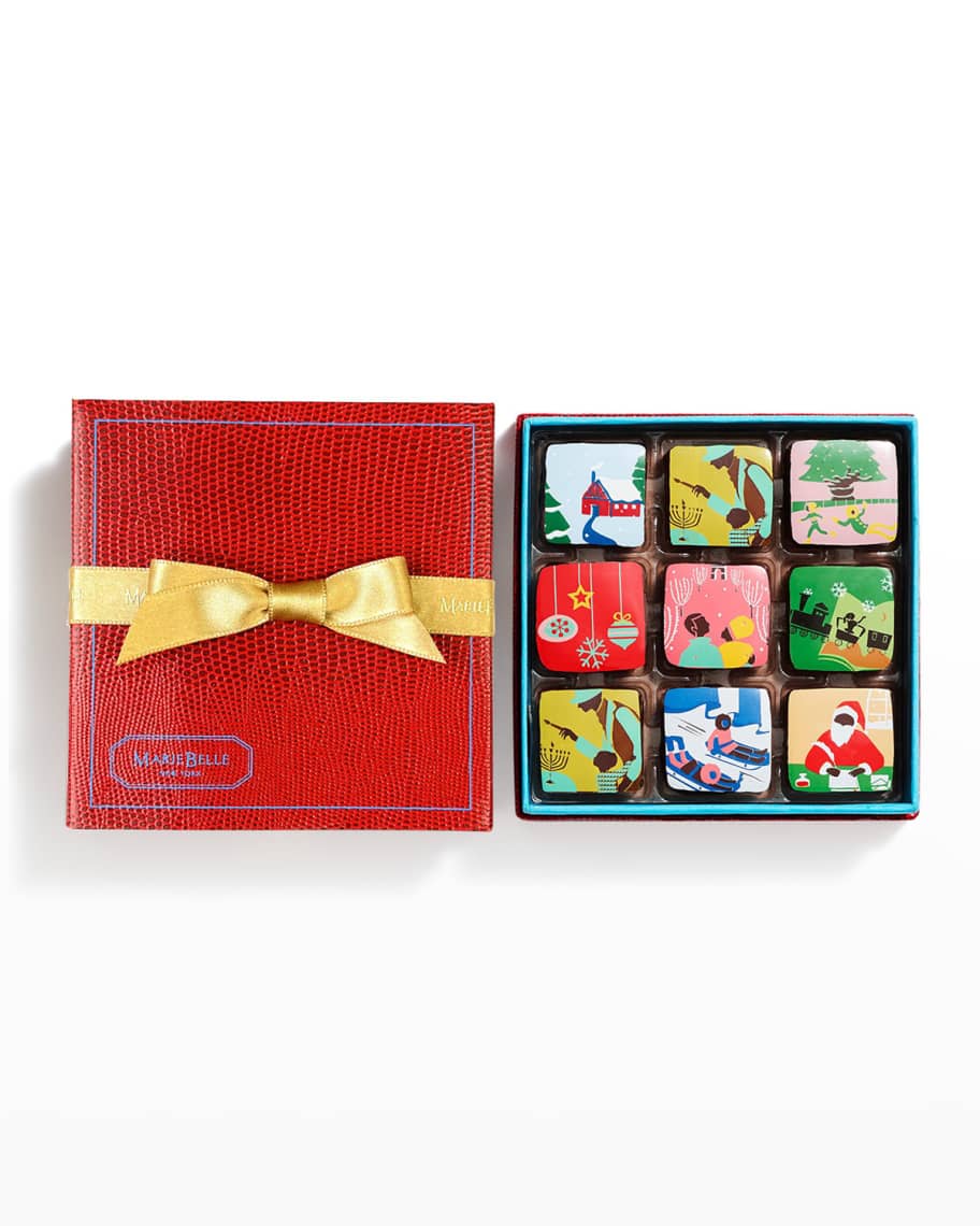 Mariebelle Red 9-Piece Chocolate Box | Horchow