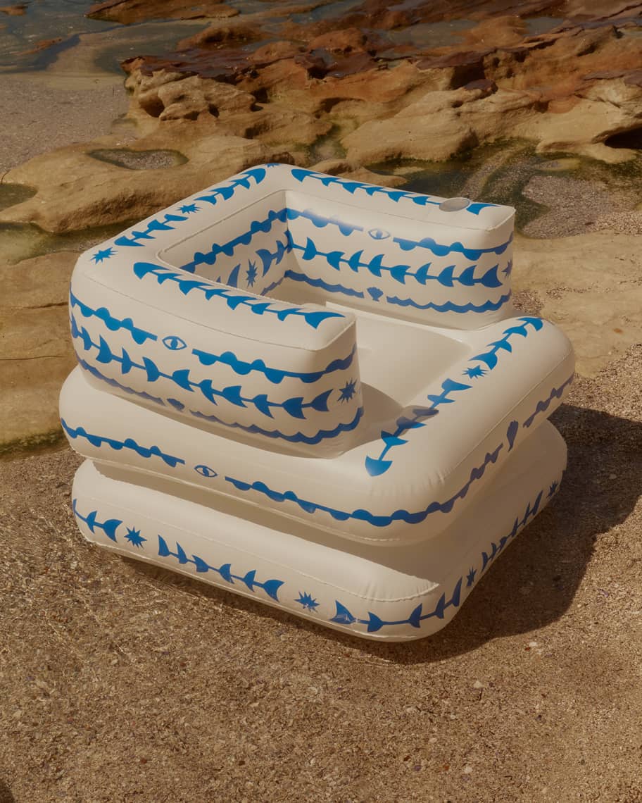 SUNNYLiFE x Daimon Downey Inflatable Lilo Pool Chair | Horchow