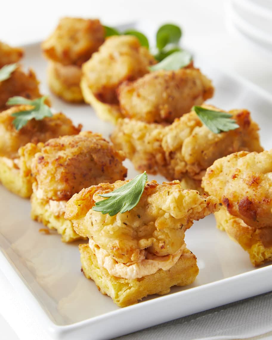 The Cajun Turkey Co Chicken & Waffle Stack with Chipotle Aioli | Horchow