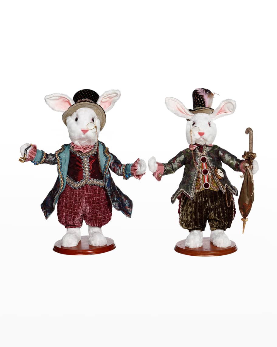 Mark Roberts Gentleman's Rabbit, Set of 2 - 19.5" | Horchow