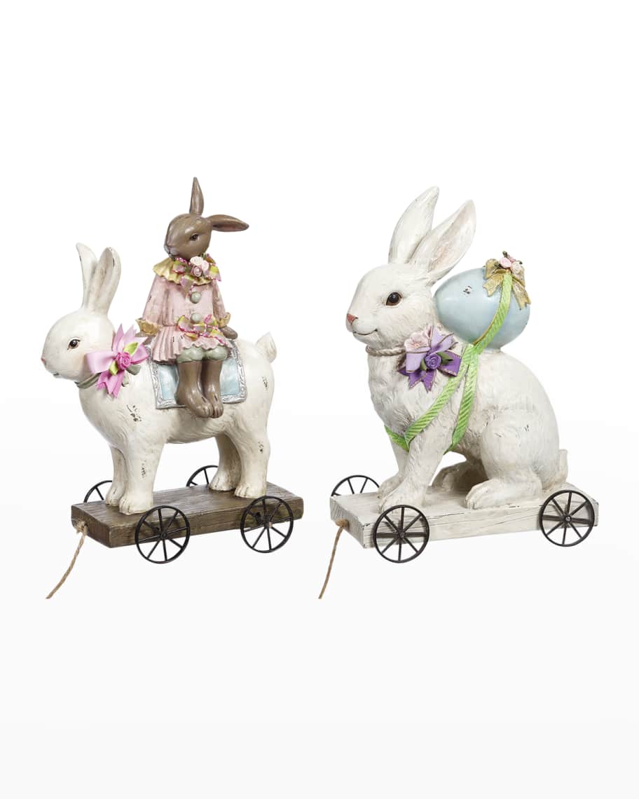 Mark Roberts Vintage Rabbit Toy, Set of 2 - 10" | Horchow