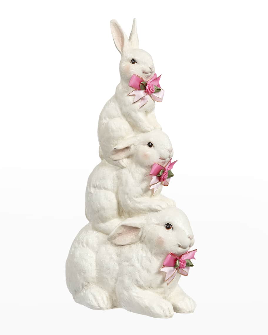 Mark Roberts Rabbit Trio Stack - 13.5" | Horchow
