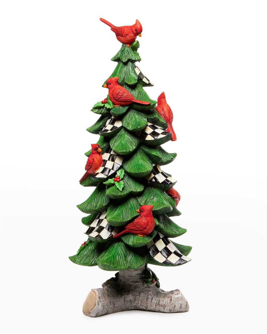 MacKenzie-Childs 17" Cardinal Tabletop Tree | Horchow